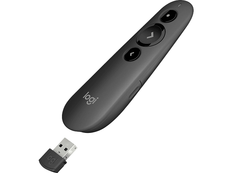 LOGITECH R500 Laser-Presenter, Schwarz Presenter | MediaMarkt