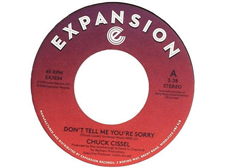Chuck Cissel | don''t tell me you''re sorry / do you believe - (Vinyl ...
