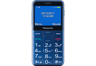 PANASONIC KX-TU150 kék nyomógombos kártyafüggetlen mobiltelefon időseknek - MediaMarkt online ...