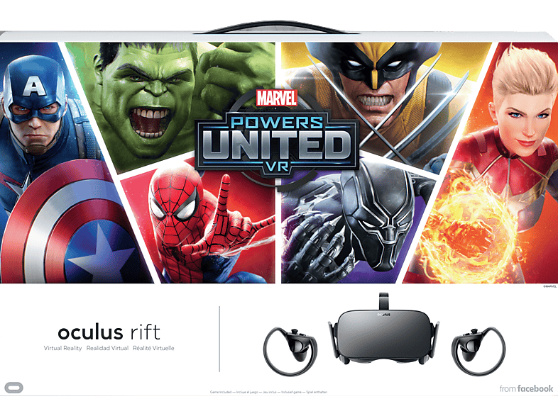 META Rift + Touch Controller Marvel Limited Bundle | MediaMarkt