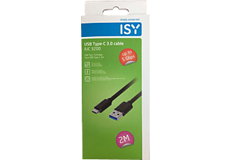 ISY IUC-3200 USB-C 3.0 Datenkabel, Datenkabel/Ladekabel, 2 m, Schwarz ...