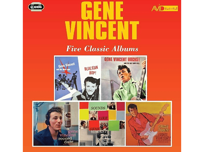 Gene Vincent | Gene Vincent - Five Classic Albums - (CD) Rock CDs ...