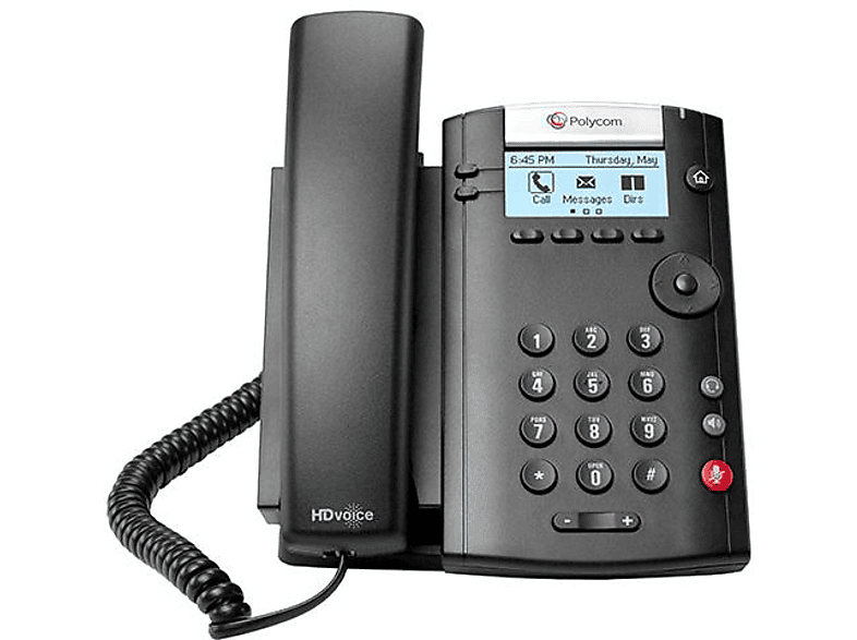 Teléfono IP | Polycom VVX 201, Terminal con conexión por cable, 2 ...