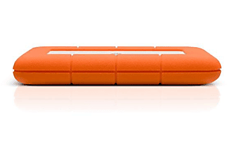 Disco duro 2 TB | LaCie Rugged Mini, USB C (3.1 Gen 1), Aluminio, Naranja