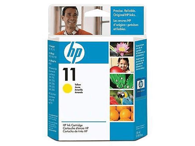 Cartucho de tinta | HP 11, Amarillo, C4838A | MediaMarkt