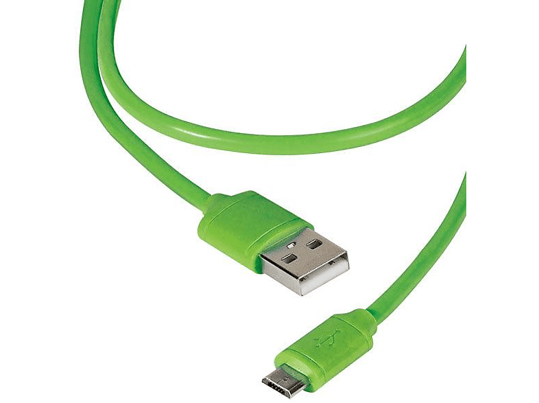 Cable USB | Vivanco, 1.2 m, USB-Micro USB, Verde