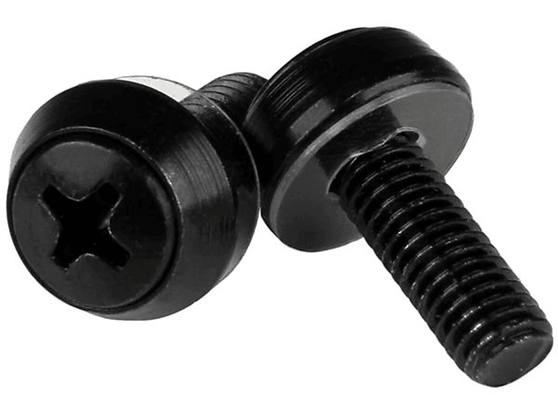 Tornillos para Rack | StarTech.com CABSCREWSM6B Paquete 50 Tornillos de ...