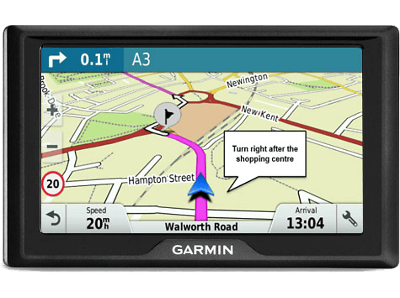 GPS | Garmin DriveSmart 51 LMT-S, 5", Europa Occidental, 1 hora, Negro