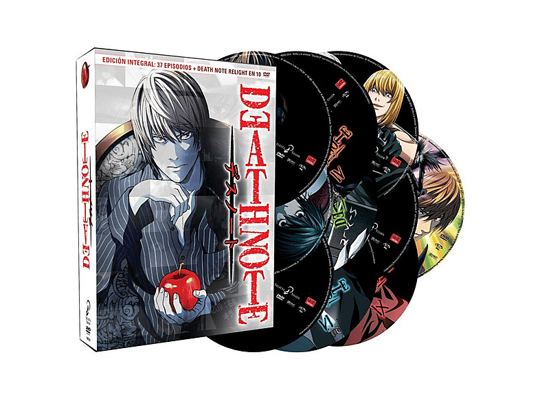Death Note | Serie Completa - Edición Integral - Dvd - 10 dvd's | MediaMarkt