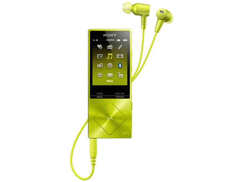 MP4 | Sony NW-A25 Amarillo, 16GB, Bluetooth y NFC