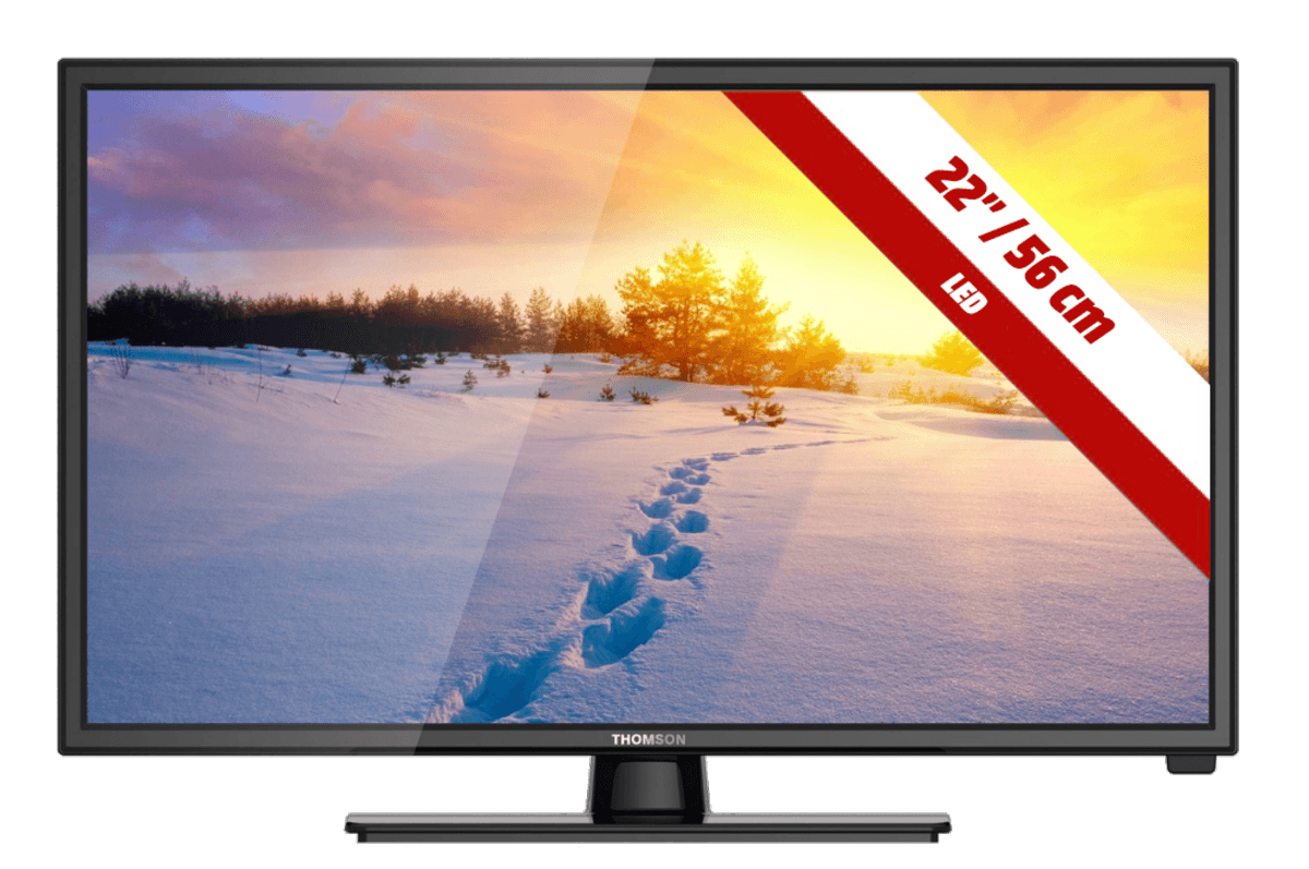 TV LED 22" | Thomson 22FB3113, Full HD, USB, Conexión Ethernet