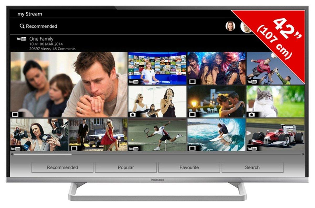 TV LED 42" | Panasonic TX-42AS600E, Smart TV Dual Core, WiFi, 100 Hz