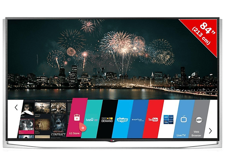 TV LED 84" | LG 84UB980V Ultra HD 4K, Smart TV, 3D, 1300Hz MCI, Panel ...