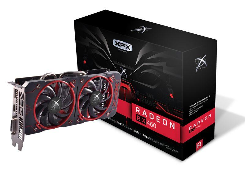 Tarjeta Gráfica | XFX Radeon RX 460 Dual Fan OC 4GB GDDR5