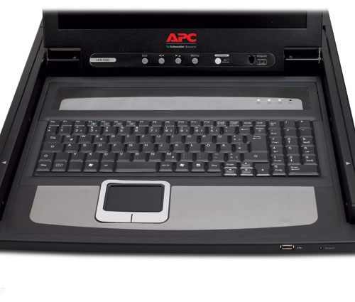 APC AP5717 17" Negro consola de rack
