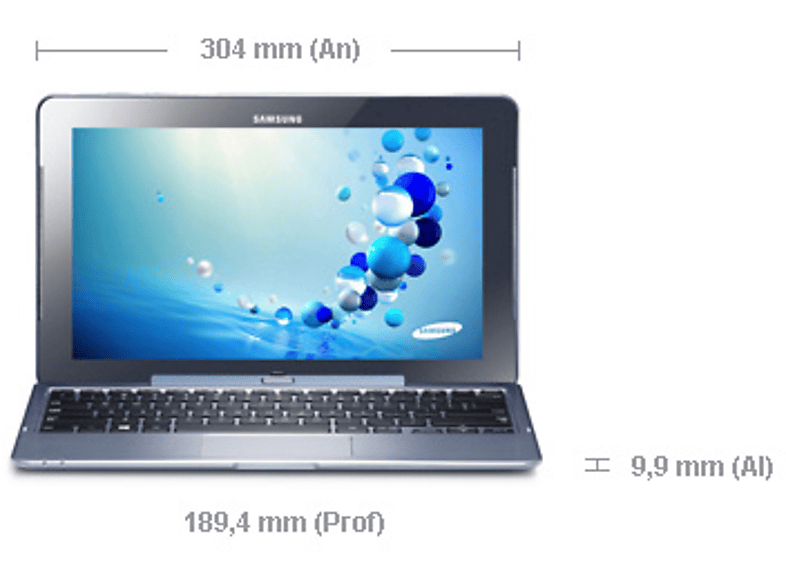Samsung ATIV Tab 5 XE500T1C 64GB Blue | MediaMarkt