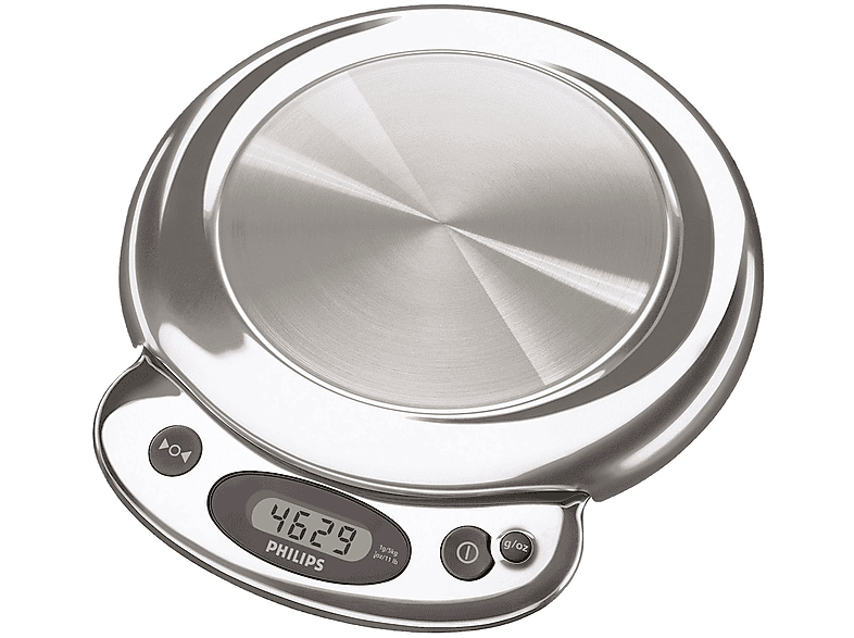 Balanza de cocina | Philips HR 2395, Hasta hasta 5 kg, Inox | MediaMarkt