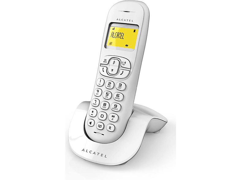 Alcatel C250 Teléfono DECT Identificador de llamadas Blanco | MediaMarkt