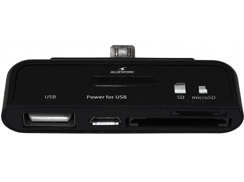 Bluestork BS-RDR-MUSB-SD Micro-USB Negro lector de tarjeta