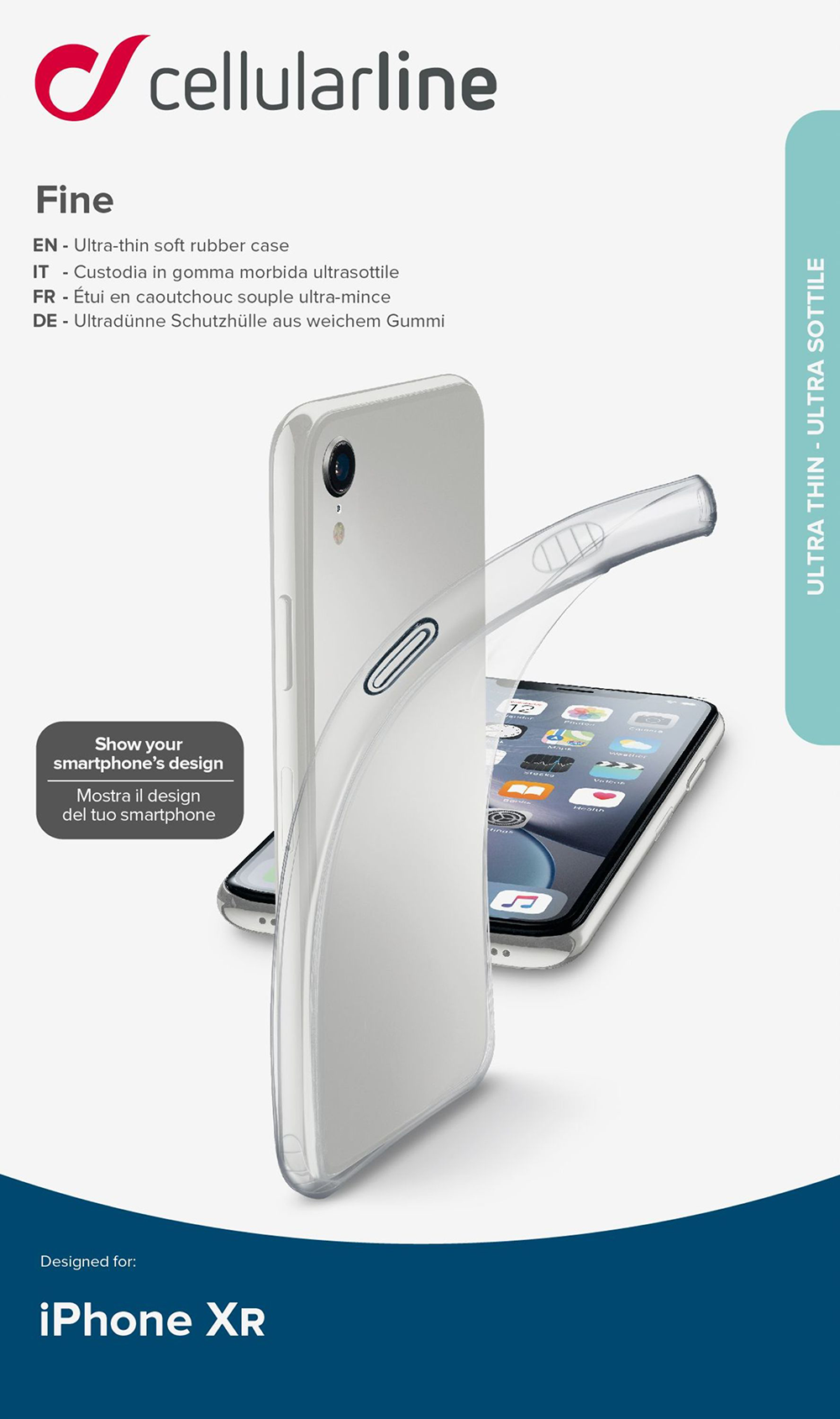 CELLULAR-LINE iPhone Xr Fine Case Transparant kopen? | MediaMarkt