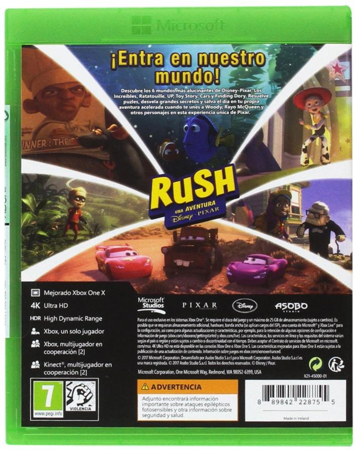 Xbox One Rush: Una aventura Disney | Pixar