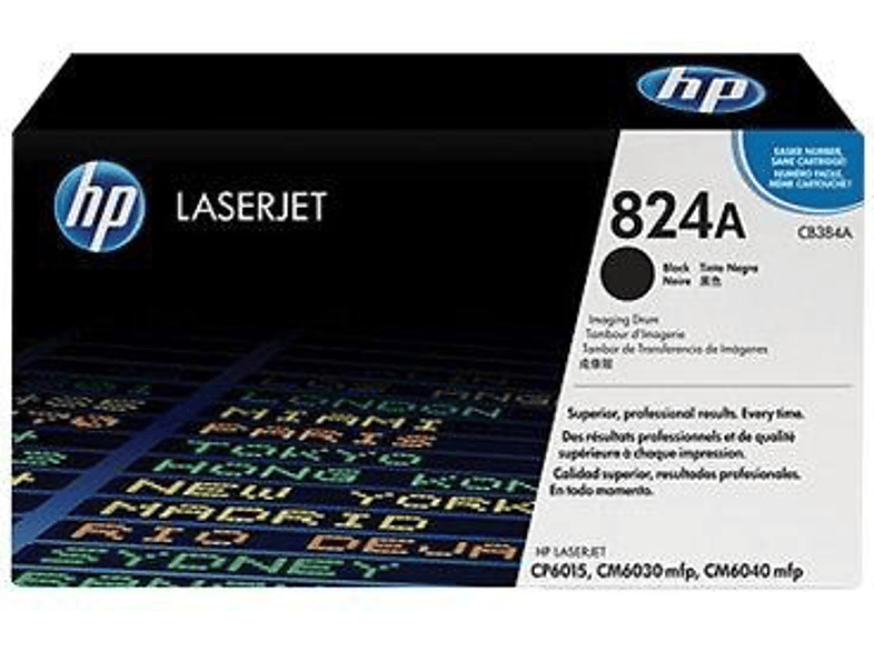Tóner | HP 824A LaserJet, Tambor de imágenes, Negro, CB384A