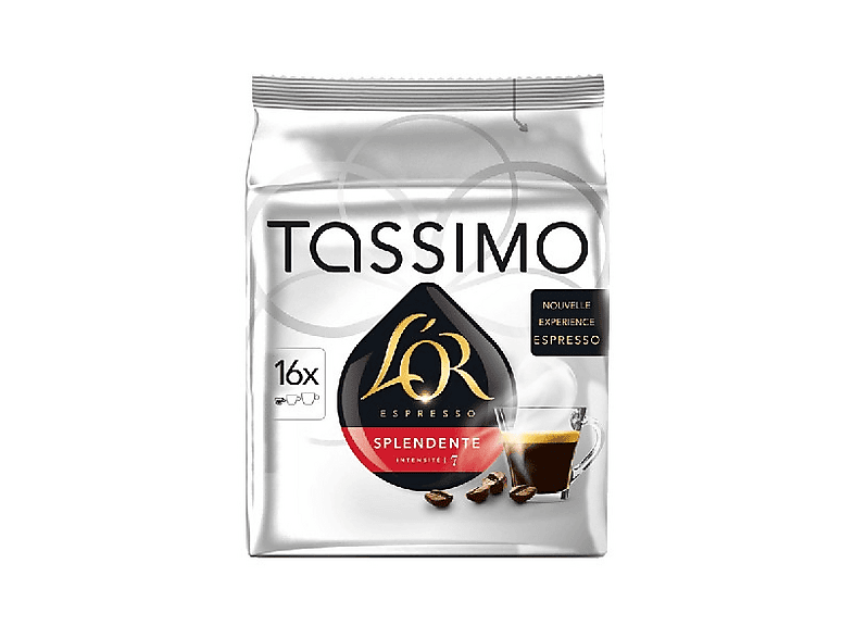 Cápsulas monodosis | Tassimo L'Or Espresso Splendente, Intensidad 7, 16 ...