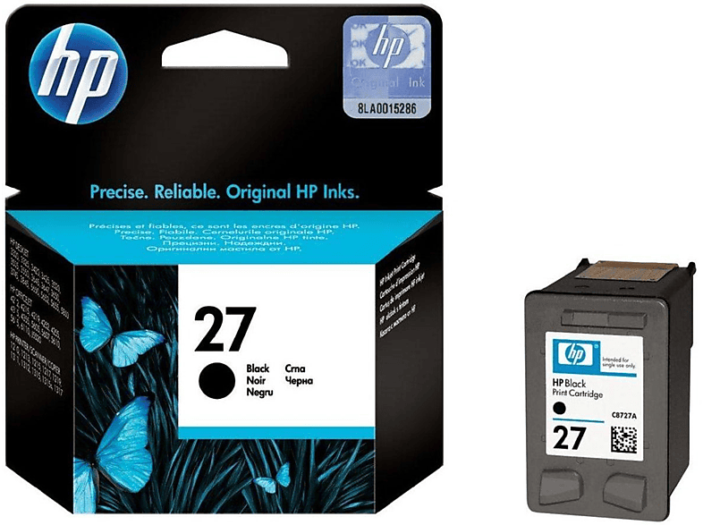Cartucho de tinta | HP 27 Negro, C8727AE | MediaMarkt