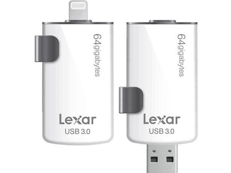 Lexar 64GB, USB 3.0/Lightning 64GB USB 3.0/Lightning Negro, Color ...