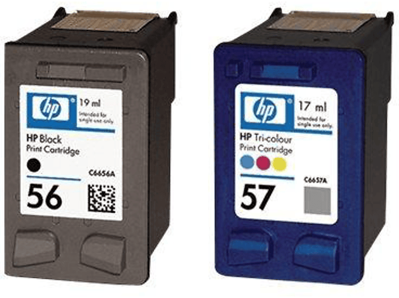 Cartucho de tinta | HP 56/57 Combo 2 Pack, Negro y Tricolor, SA342AE ...
