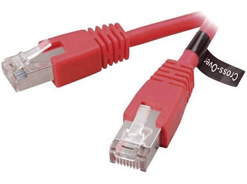 Cable de red | Vivanco CAT 5 crossover, 2 metros, Rojo