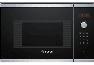 Microondas - Bosch BEL523MS0, Integrable, Grill 1000W, 20 L, Acero ...