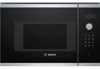 Microondas - Bosch BEL523MS0, Integrable, Grill 1000W, 20 L, Acero ...