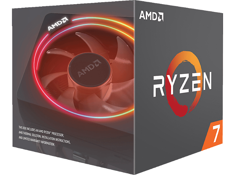 AMD Ryzen™ 7 2700X (YD270XBGAFBOX) Prozessor mit Kühllösung Wraith ...