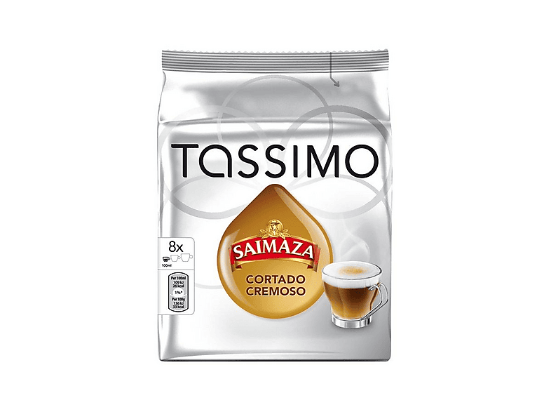 Cápsulas monodosis | Tassimo Saimaza Cortado Cremoso | MediaMarkt