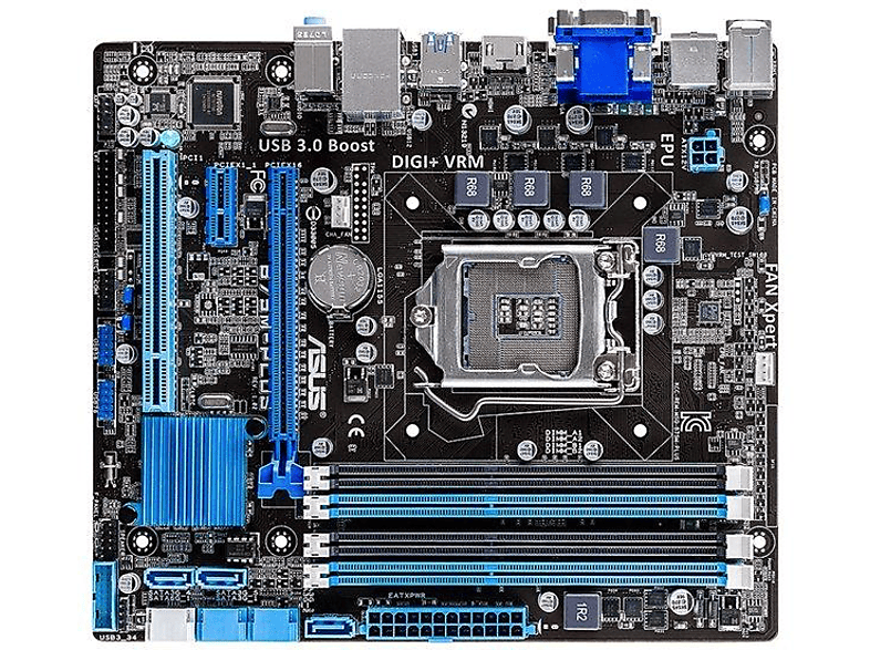 ASUS B75M-PLUS | Placa base - micro ATX - LGA1155 Socket - B75 - USB 3. ...