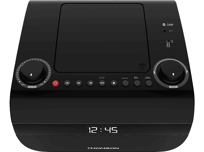 THOMSON RCD 305 CD Player, Schwarz CD Player in Schwarz kaufen | SATURN