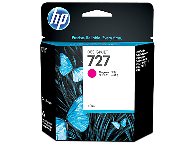 Cartucho de Tinta | HP, K CARDRIDGE HP 727 40-ML MAGENTA | MediaMarkt