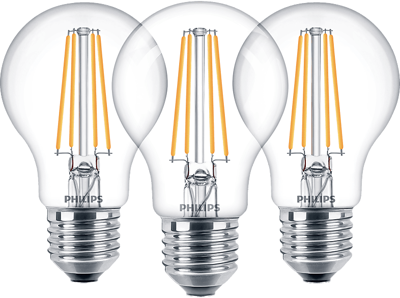 PHILIPS Classic 3er Pack LED Lampe Warmweiß | MediaMarkt