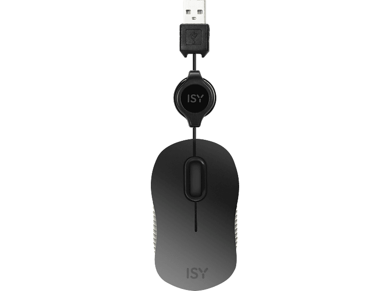 ISY IMM-1000 Mobile Optical Mouse Silent Computermaus, Schwarz | MediaMarkt