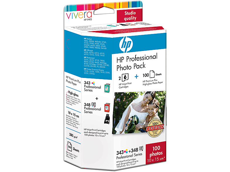 Papel para Impresora | Hp, Q 7960 EE 343/8 PAP/PH 10 15 100 SH 100 SH+INK.