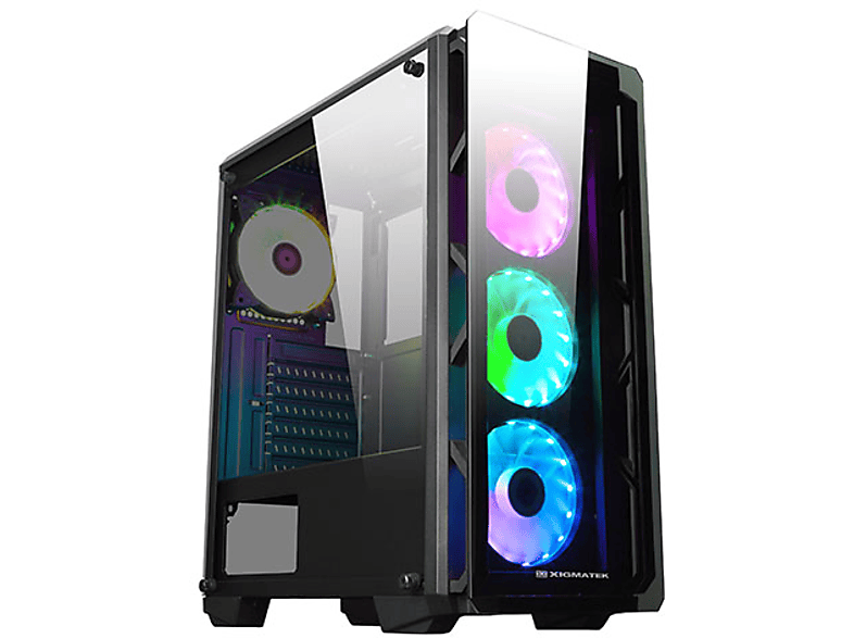 XIGMATEK EN40926 ASTRO 650W 80Plus Power + 4 Adet RGB Led Fanlı + USB 3 ...
