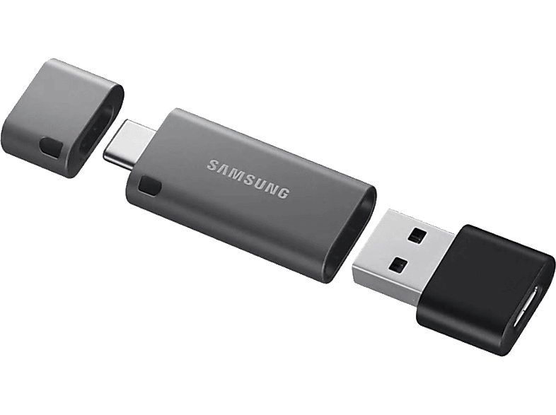 SAMSUNG Duo Plus USB-Stick, 128 GB, 300 MB/s, Grau | MediaMarkt