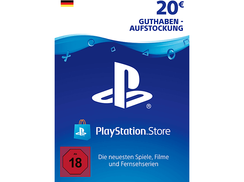 PlayStation Live Cards 20 Euro (Guthaben-Aufstockung PSN Live Card für deutsche SEN-Konten ...