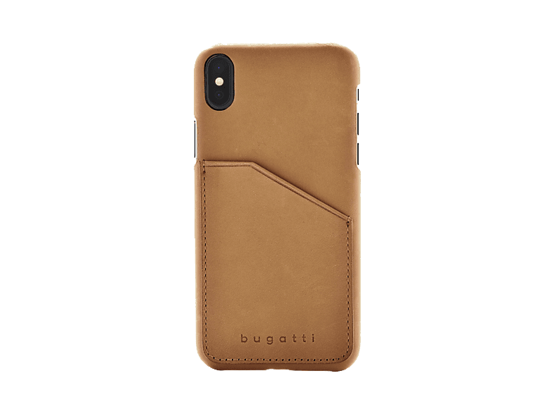BUGATTI P.S Case, Backcover, Apple, iPhone XS Max, Cognac | MediaMarkt