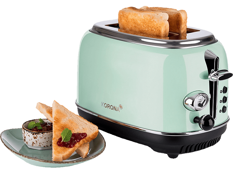 KORONA 21665 Toaster Mint (815 Watt, Schlitze: 2) Toaster in Mint ...