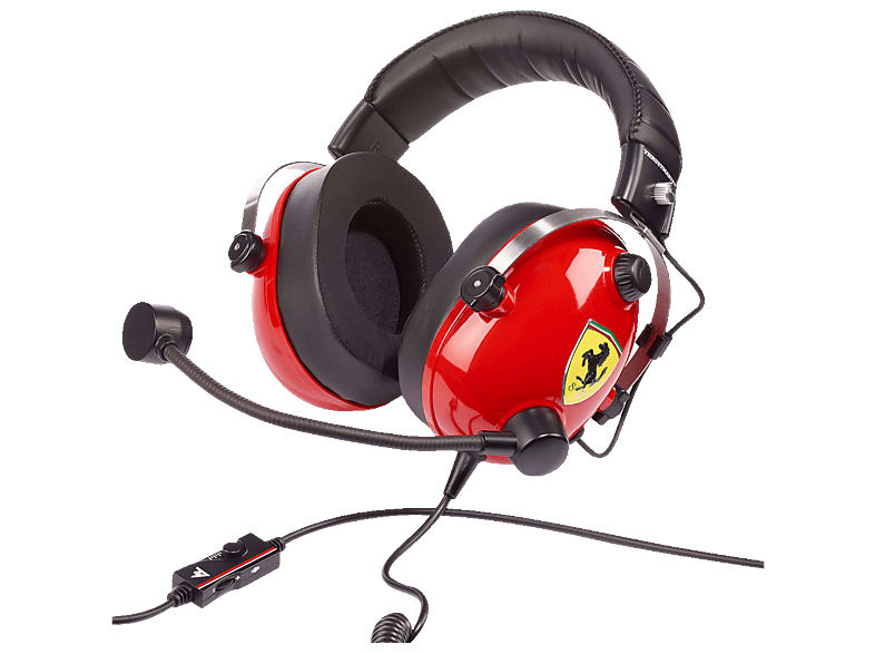 THRUSTMASTER T.Racing Scuderia Ferrari Edition, Over-ear Gaming Headset ...