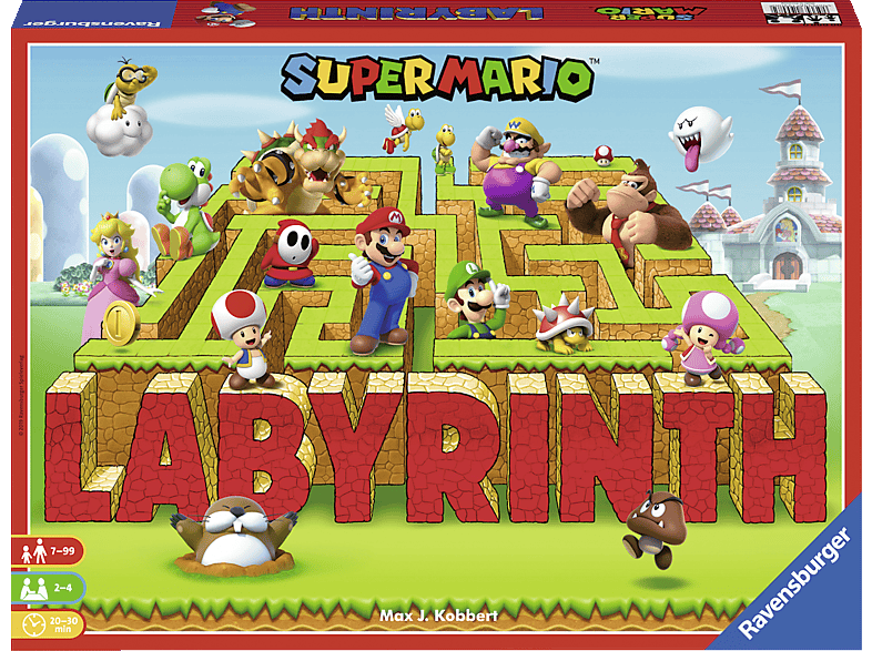 RAVENSBURGER Super Mario Labyrinth Gesellschaftsspiele Mehrfarbig | SATURN