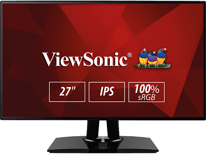 Monitor VIEWSONIC VP2768 27 Zoll WQHD Monitor (5 ms Reaktionszeit, 60 ...
