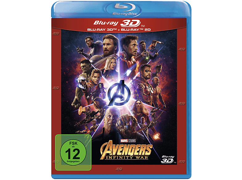 Avengers: Infinity War 3D Blu-ray (+2D) auf 3D Blu-ray (+2D) online ...